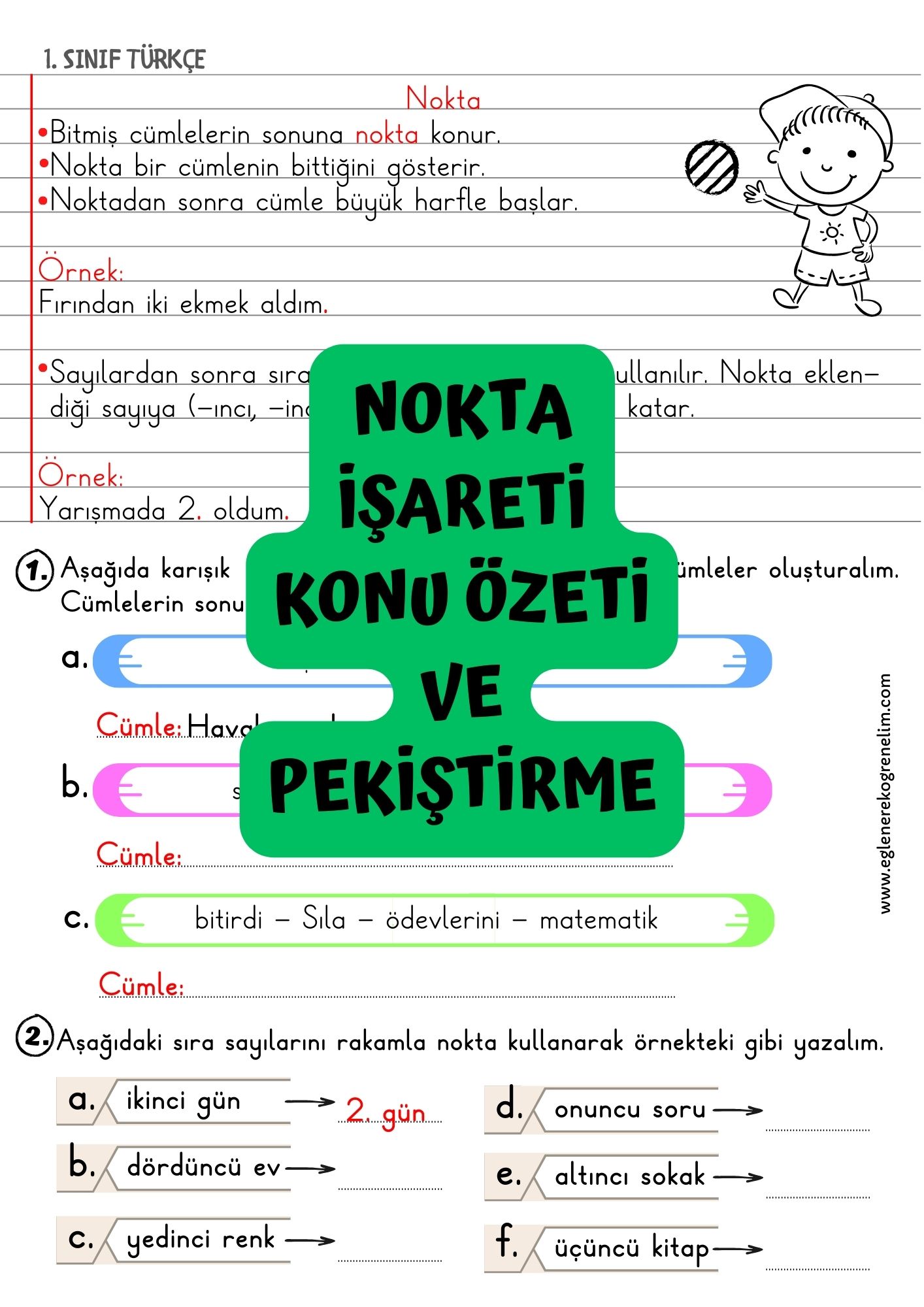 Nokta Konu Özeti ve Pekiştirme